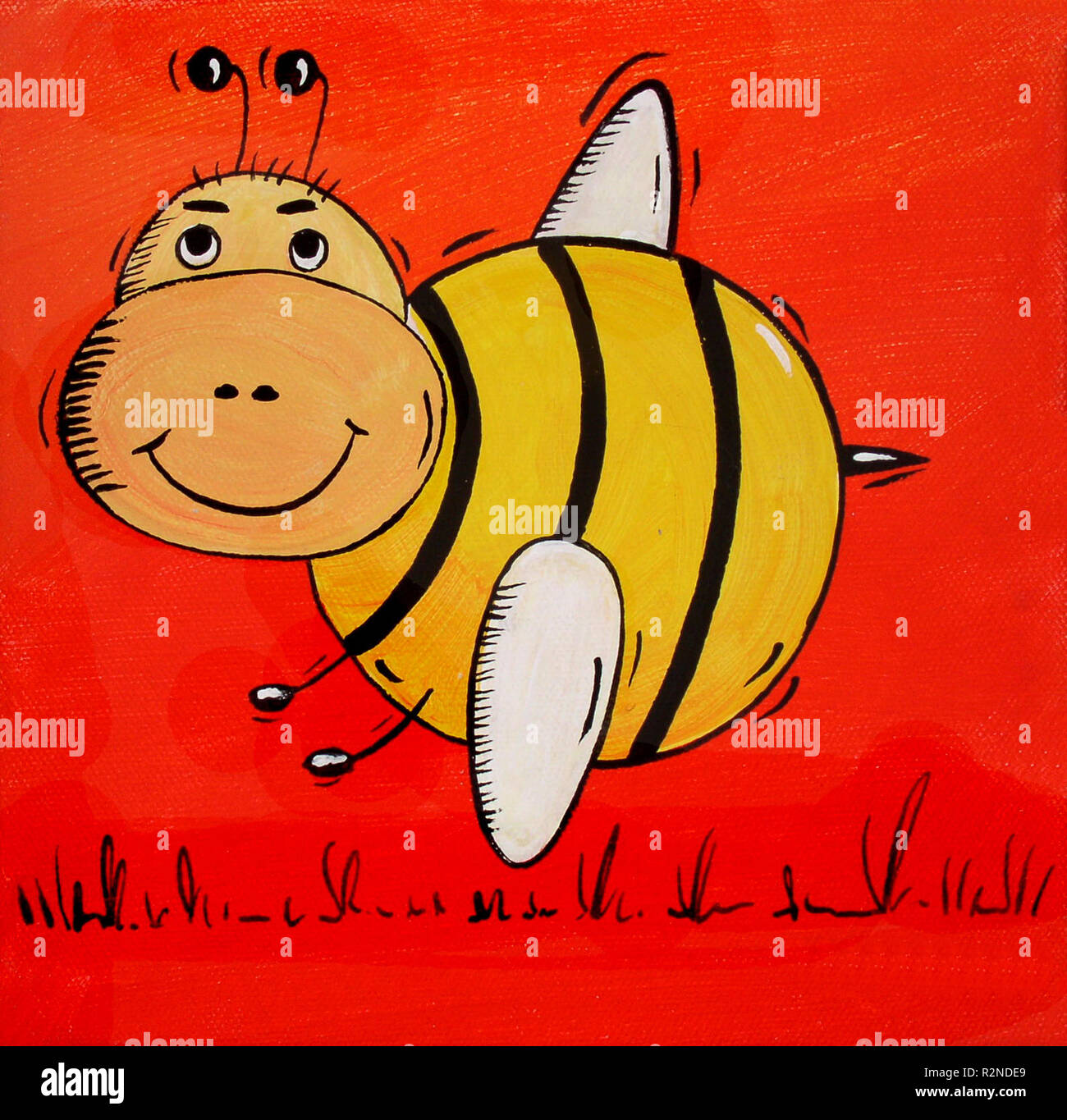 Bumblebee drawing hi-res stock photography and images - Alamy