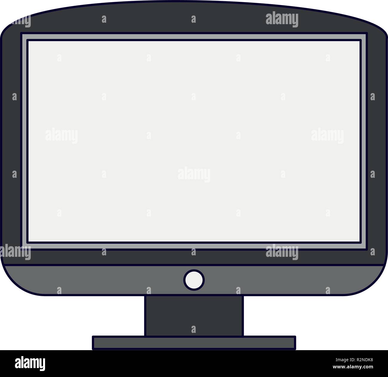 Computer screen technology isolated vector illustration graphic design ...