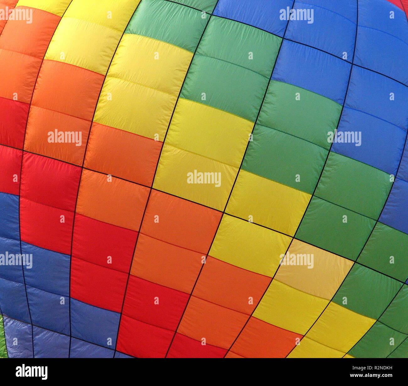 Rainbow coloured hot air balloon hi-res stock photography and images ...