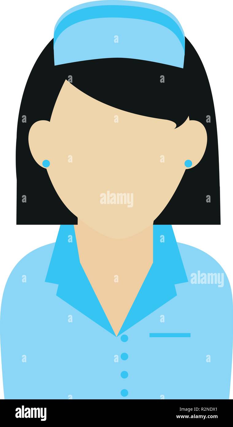 Nurse avatar profile isolated vector illustration graphic design Stock ...