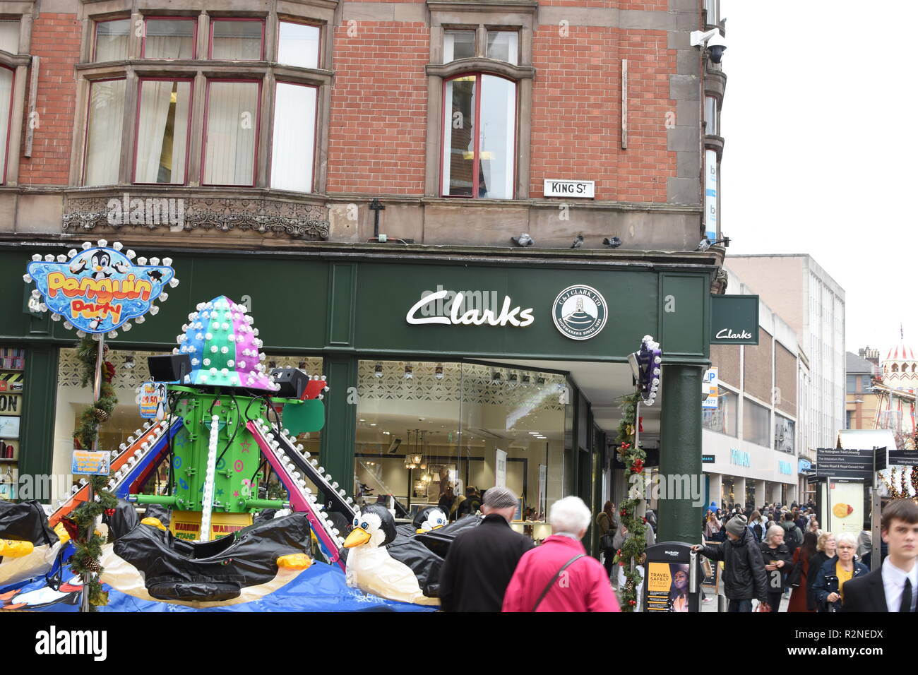 Shopping in Nottingham Stock Photo - Alamy