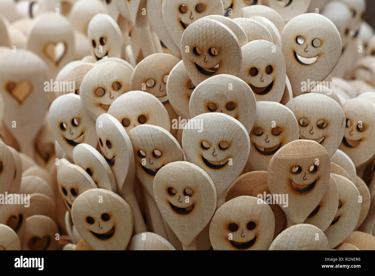 Carved wooden spoons hi-res stock photography and images - Alamy