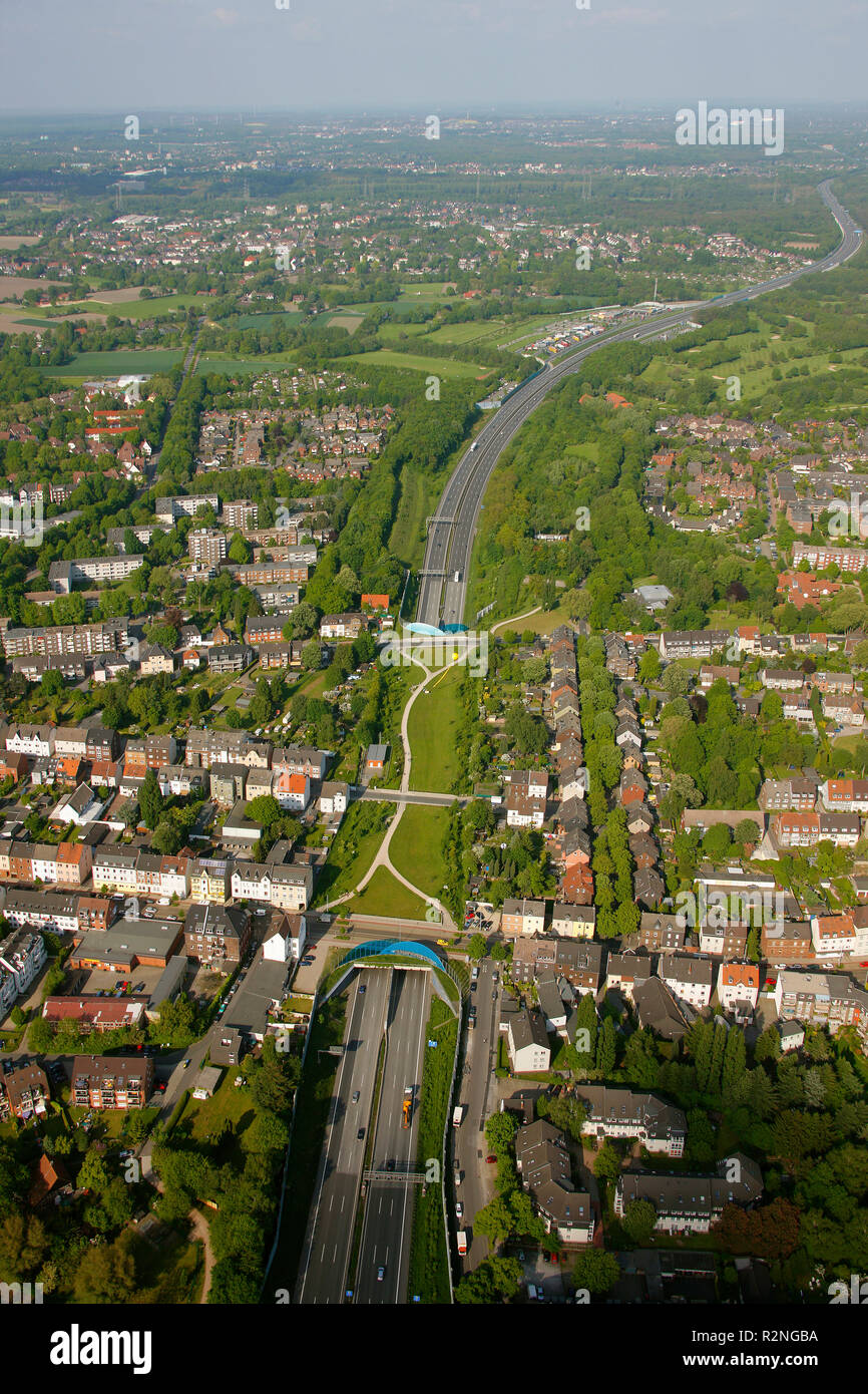 Graf Bismarck 3/5 Shaft mark on the motorway cover A2, Schachtzeichen ...