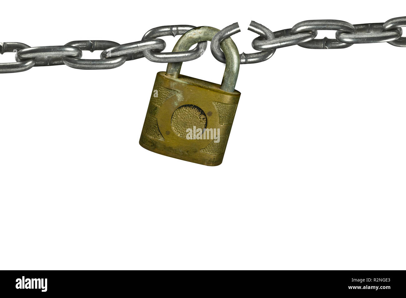 Safety lock attachment Cut Out Stock Images & Pictures - Alamy