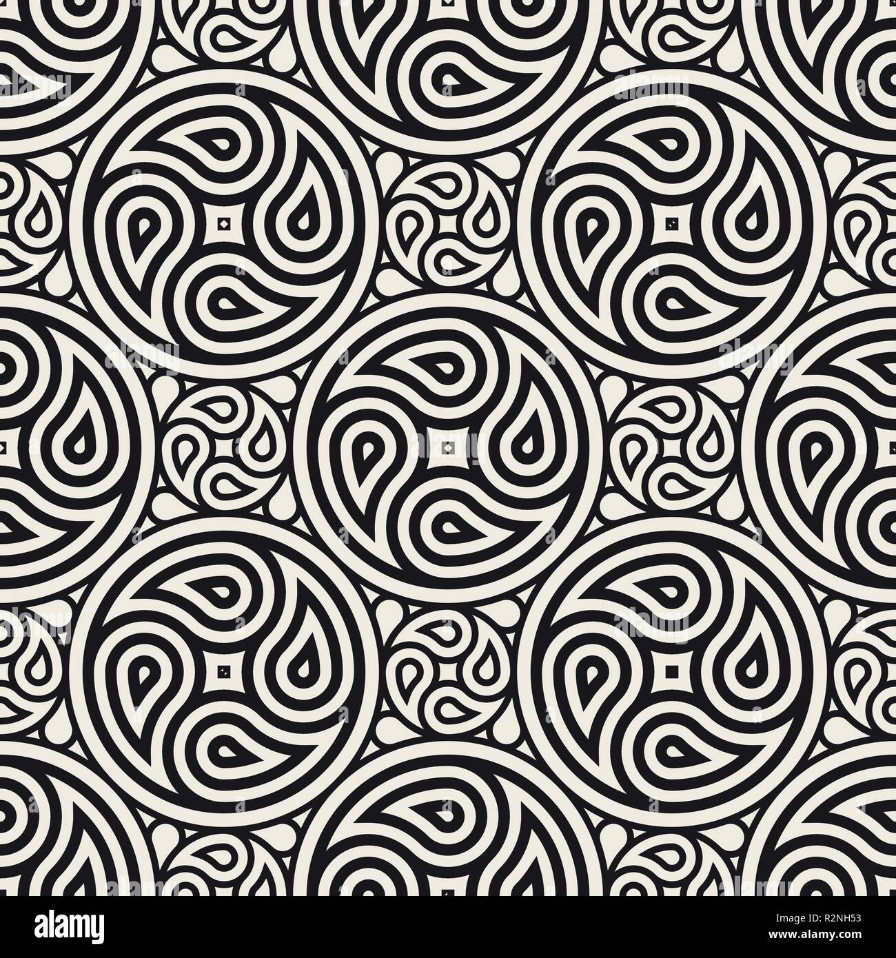 Twirl pattern wallpaper Stock Vector Images - Alamy