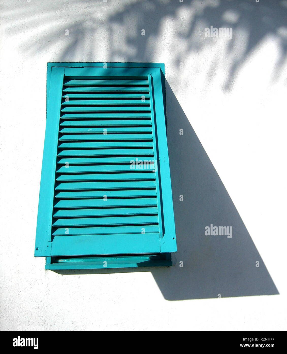 Colourful turquoise shutters hi-res stock photography and images - Alamy