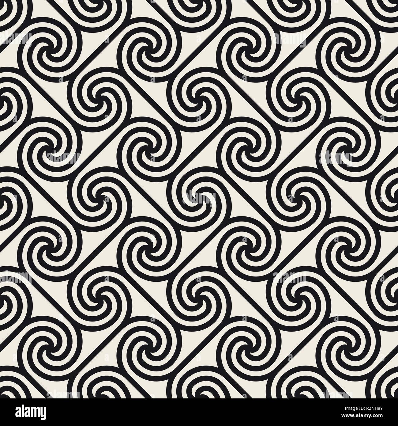 Vector seamless pattern. Modern stylish abstract texture. Repeating ...