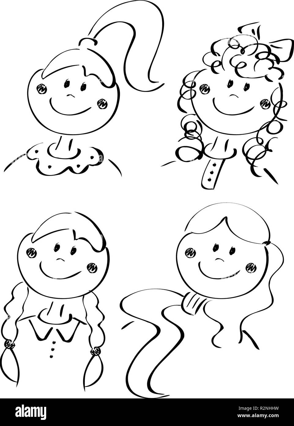 Happy teen girl copy Black and White Stock Photos & Images - Alamy