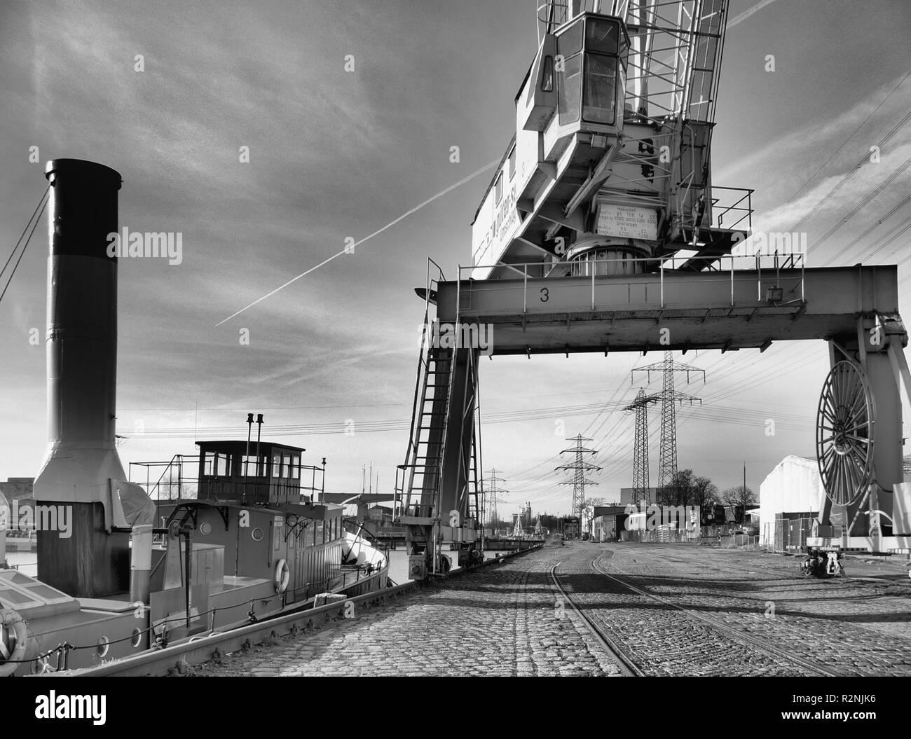 Old docks Black and White Stock Photos & Images - Alamy