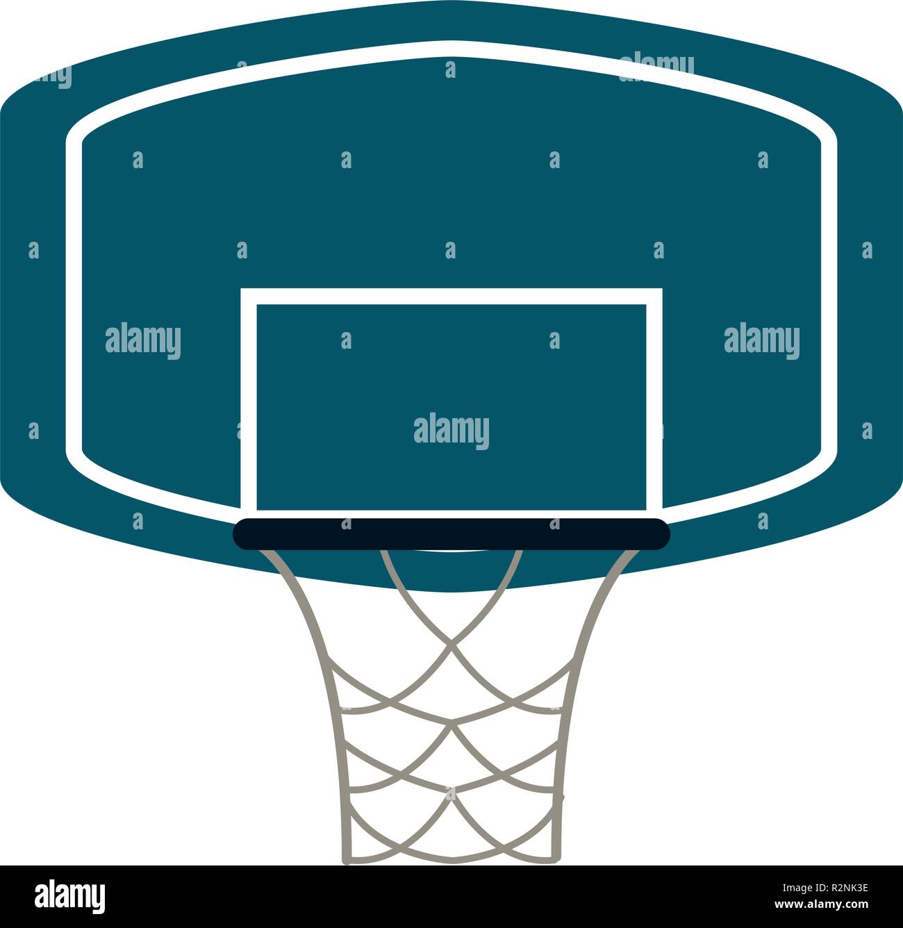 Basketball board with basket vector illustration graphic design Stock ...
