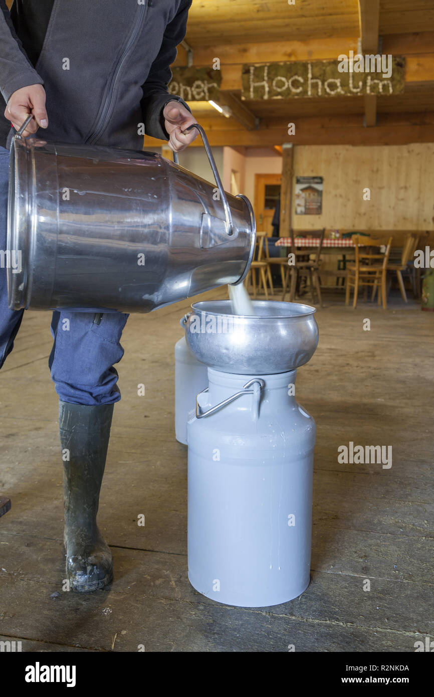 Fresh milked milk on hi-res stock photography and images - Alamy