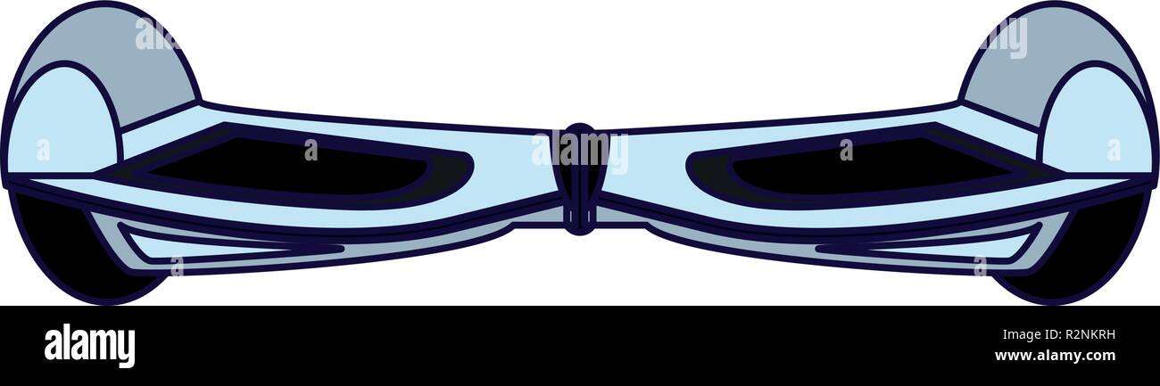Hoverboard electric scooter isolated vector illustration graphic design ...