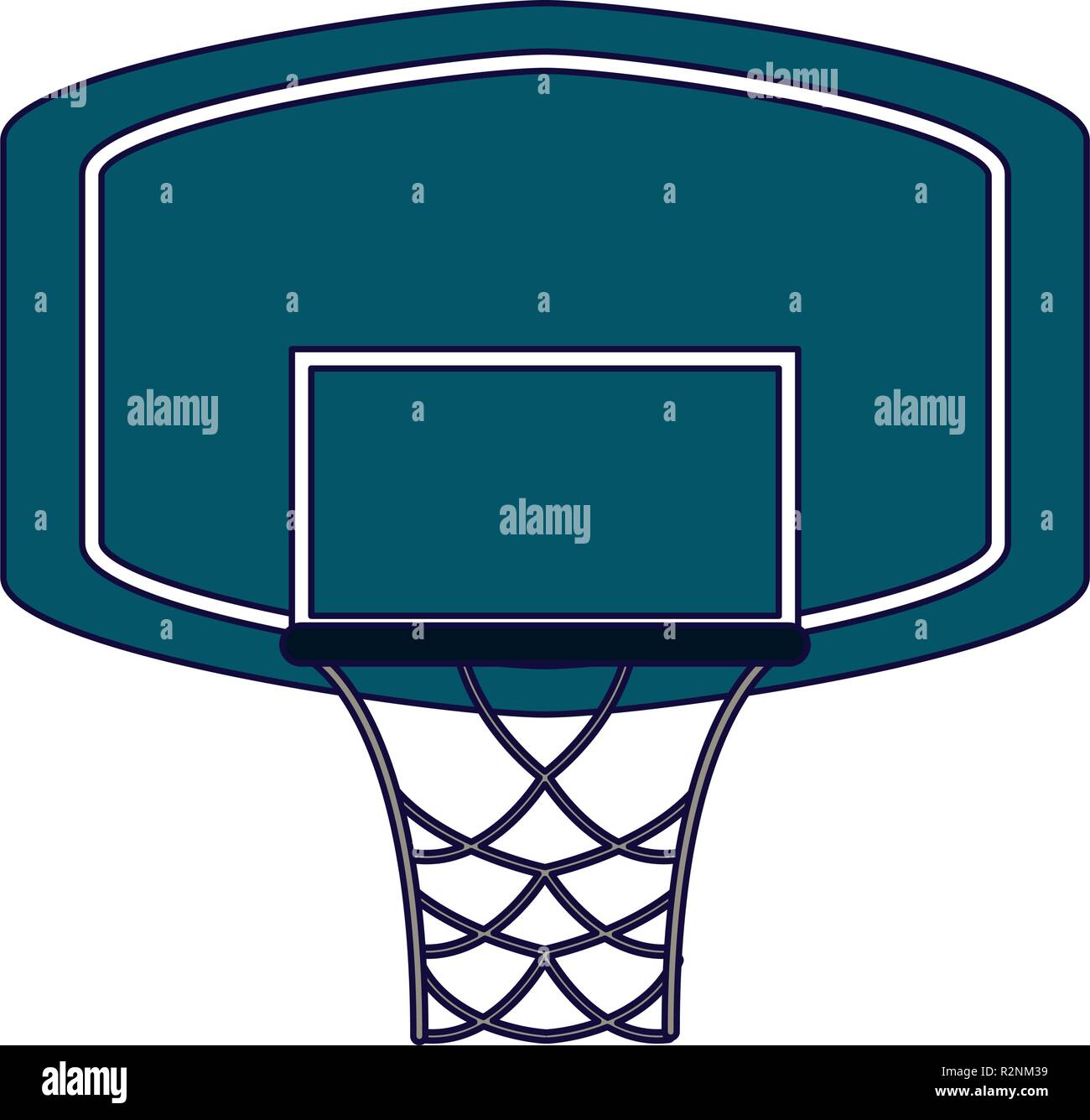 Basketball board with basket vector illustration graphic design Stock ...