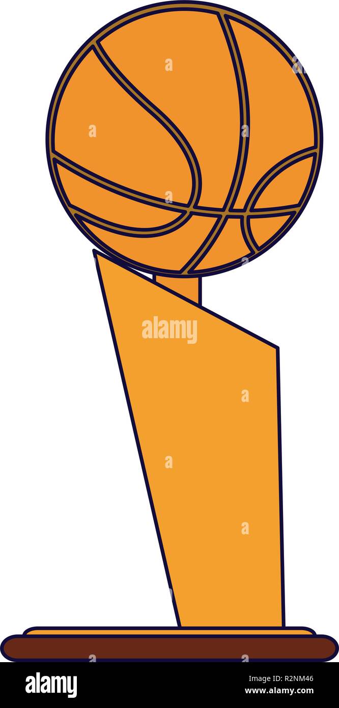 Basketball trophy cup isolated vector illustration graphic design Stock ...