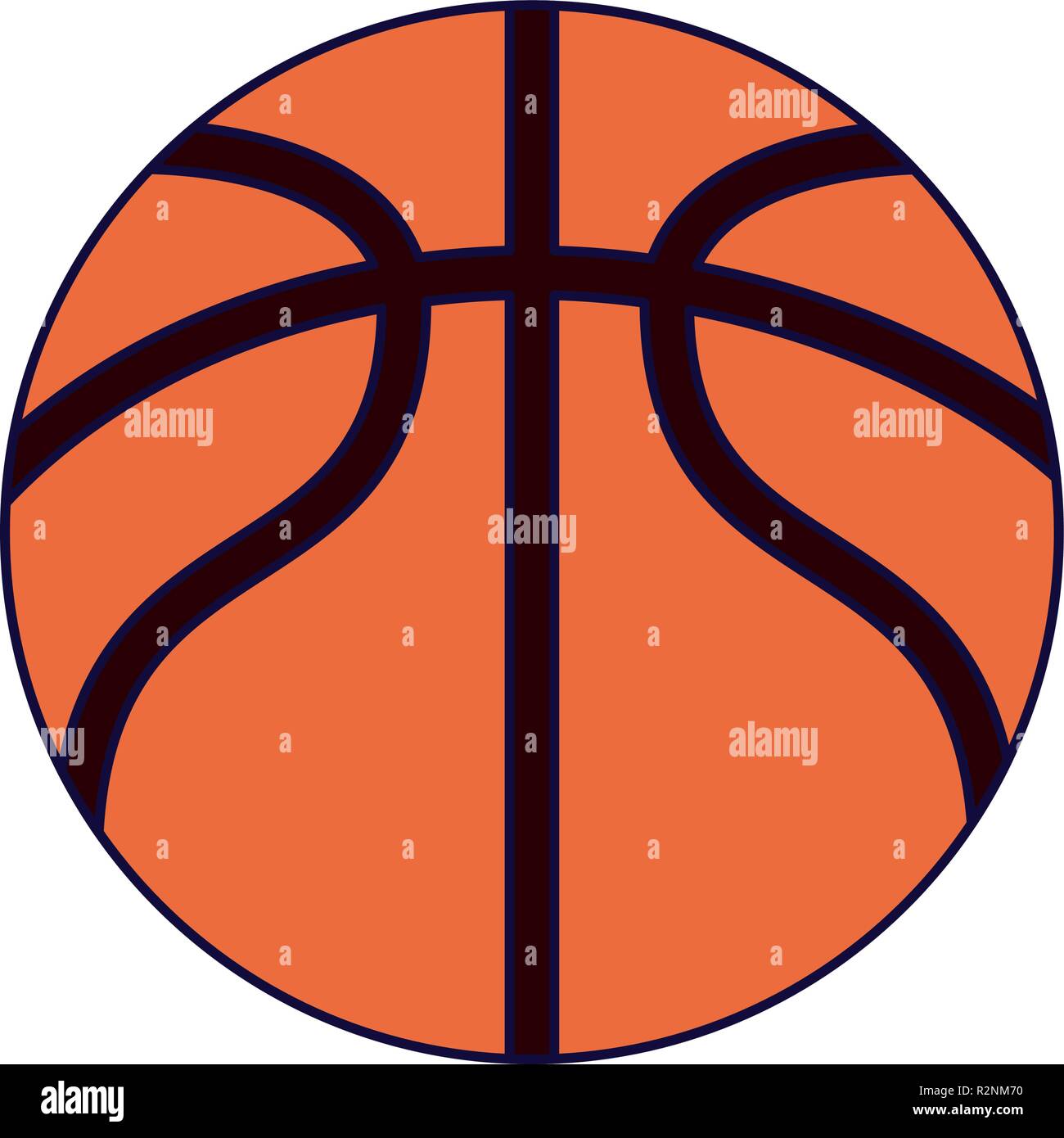 Basketball ball isolated vector illustration graphic design Stock ...