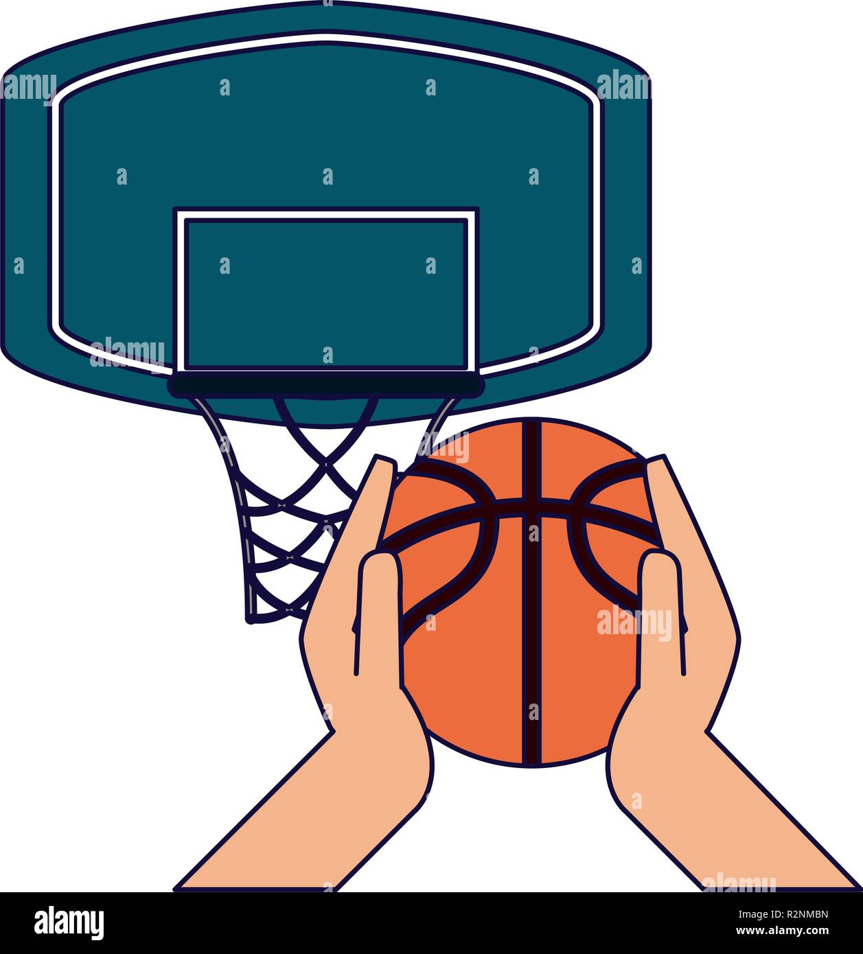 Basketball Hoop Graphic Design
