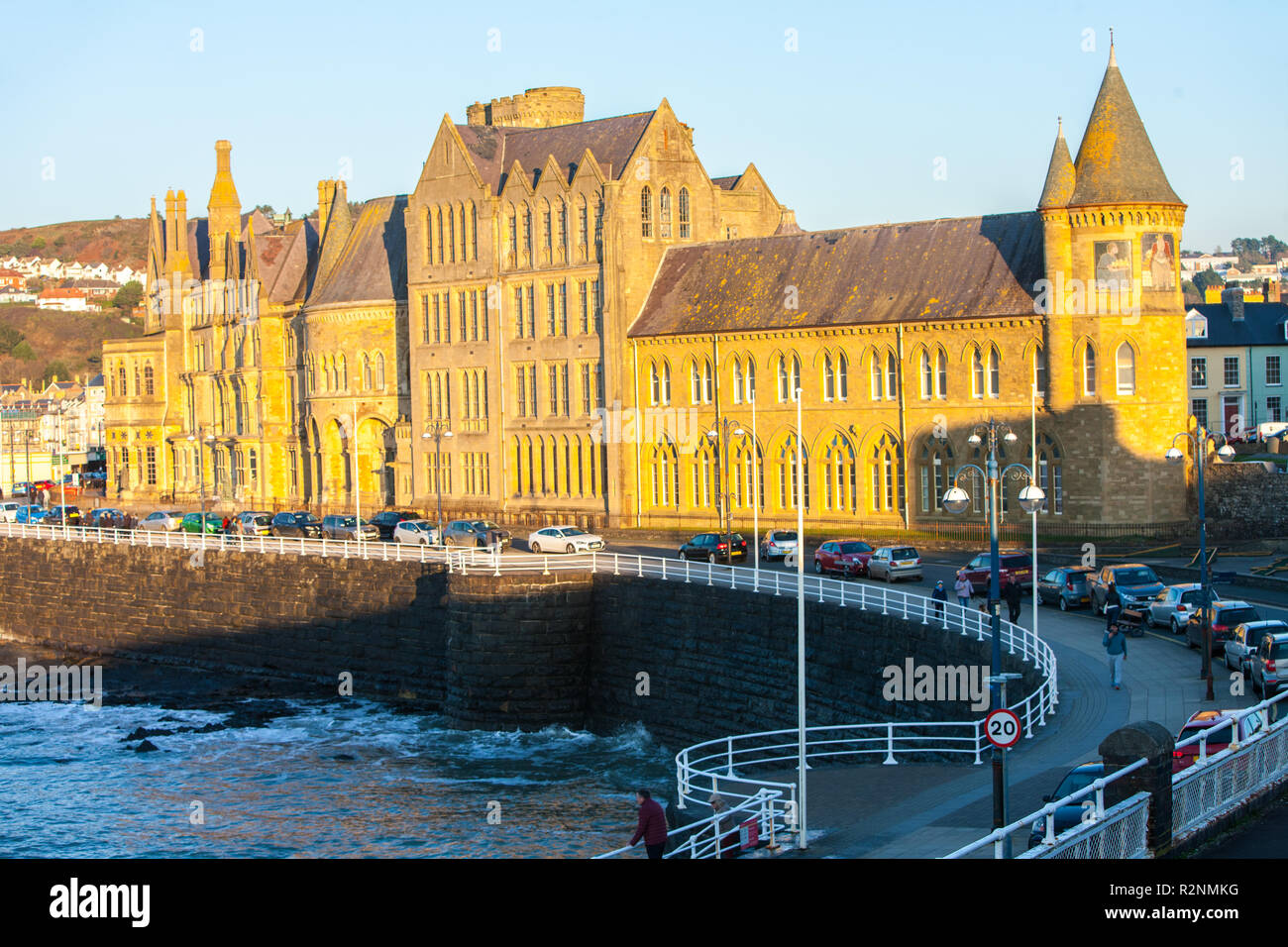 University of wales aberystwyth old college hi-res stock photography ...