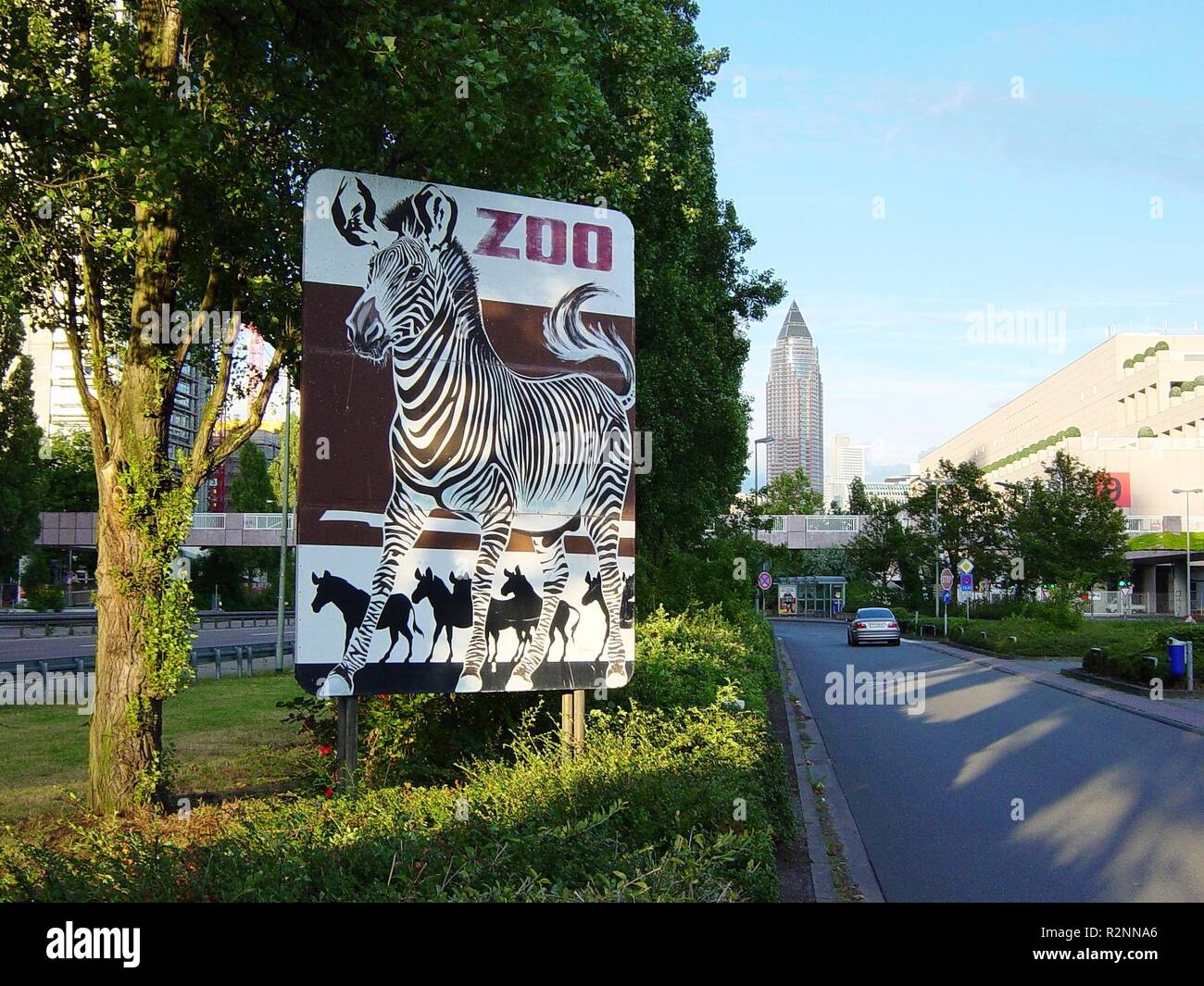 frankfurt - zoo,fair,billboard Stock Photo - Alamy