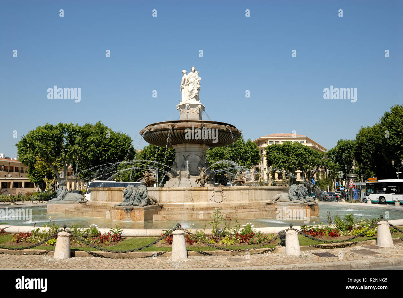 fontaine la rotonde in aix-en-provence Stock Photo - Alamy