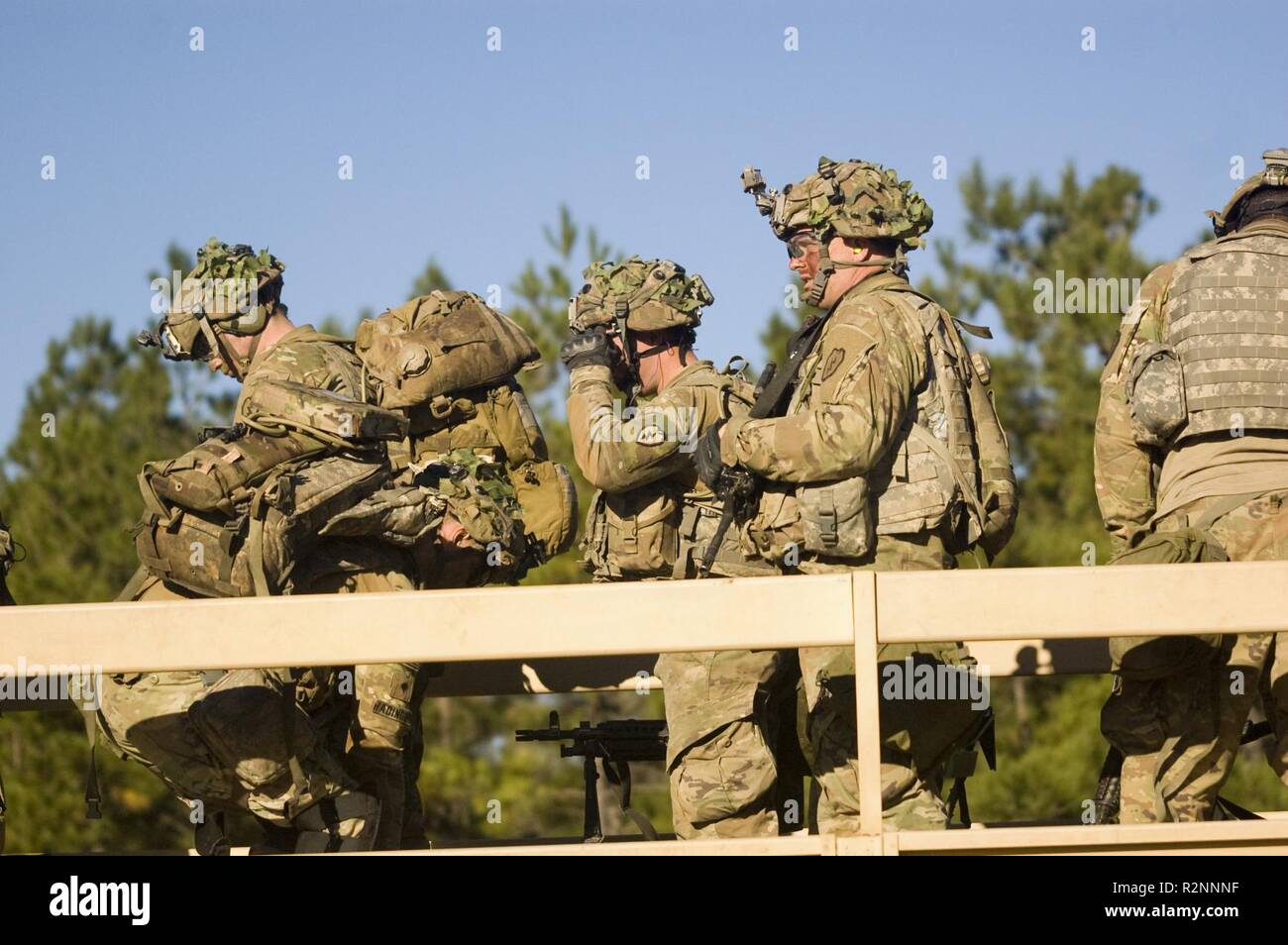Soldiers from 151 infantry hi-res stock photography and images - Alamy