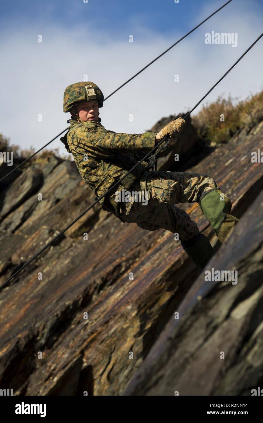 A U.S. Marine with Special Purpose Marine Air-Ground Task Force-Crisis ...