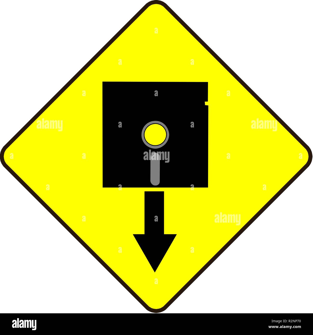 Rhombus Sign Signal Traffic Sign High Resolution Stock Photography and ...