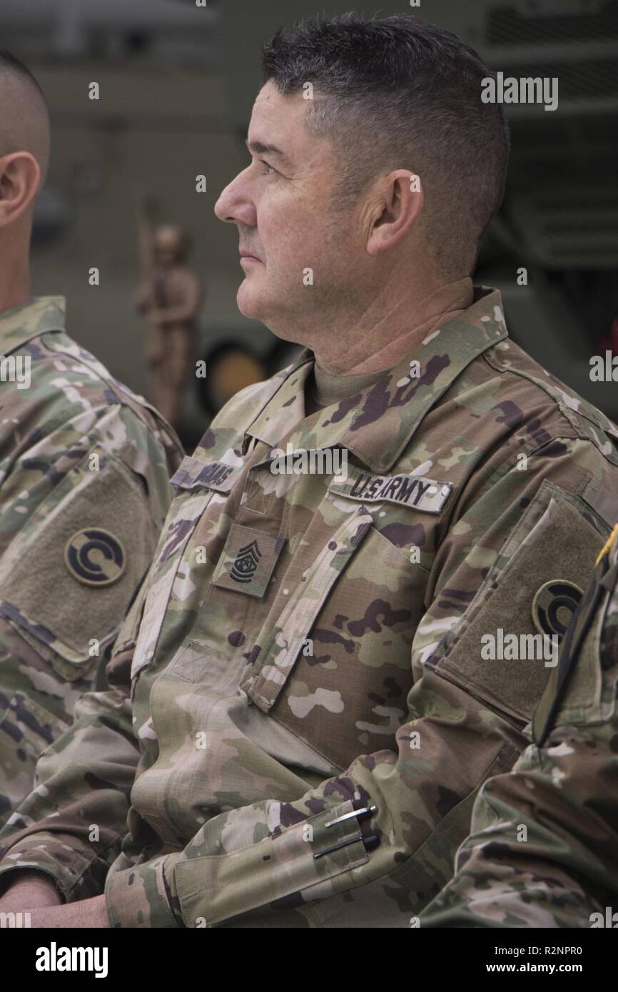 U.S. Army Command Sgt. Maj. Edward Macias, State Command Sgt. Maj ...