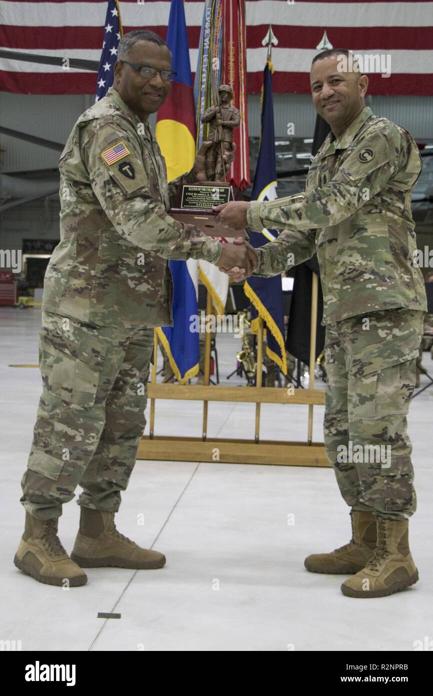 U.S. Army Command Sgt. Maj. John Sampa, sergeant major of the United ...