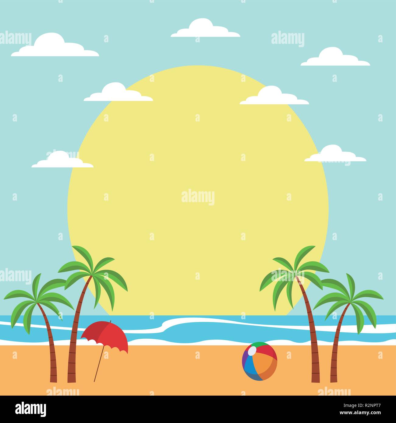 Beach Graphic Design