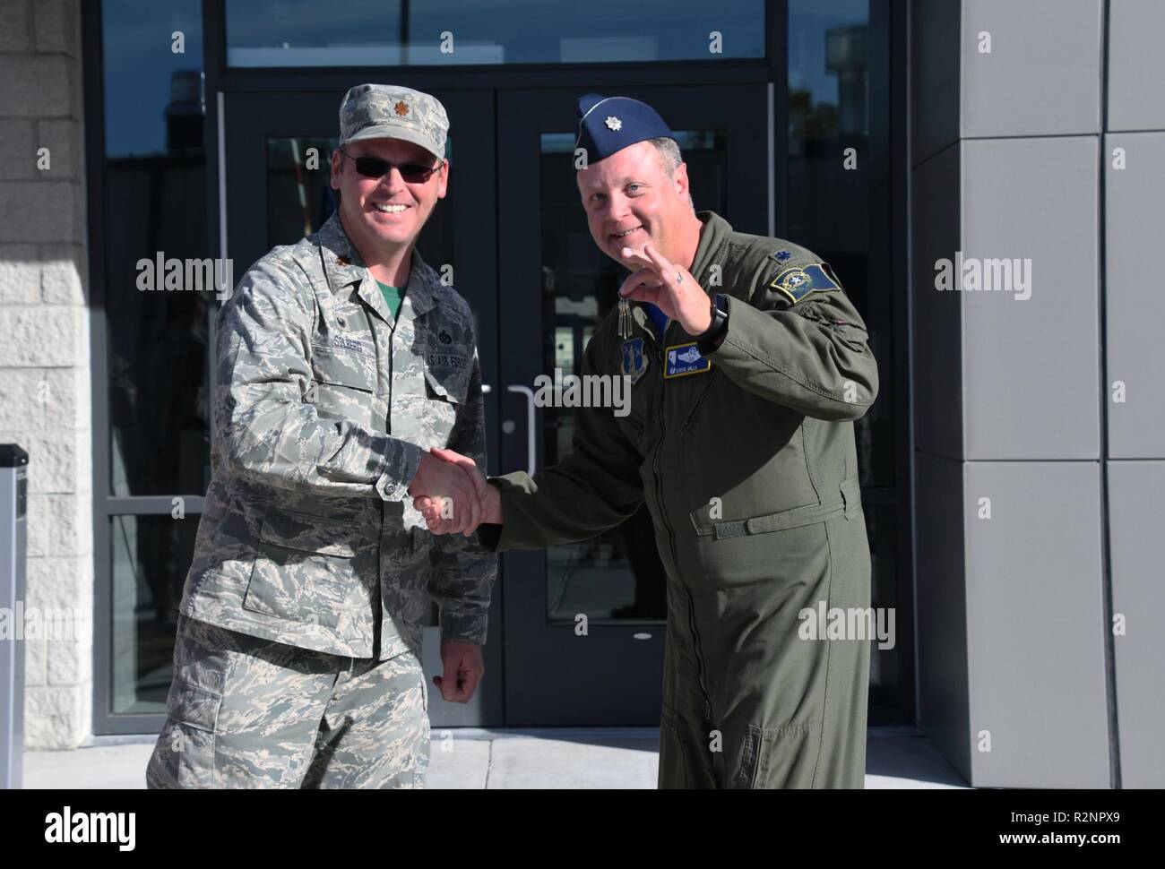 Maj. Christopher Solberg, commander of the 152nd Engineer Squadron at ...