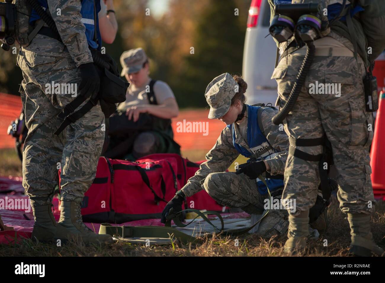 Senior Airman Elaina Rivera, member of the Homeland Response Force ...