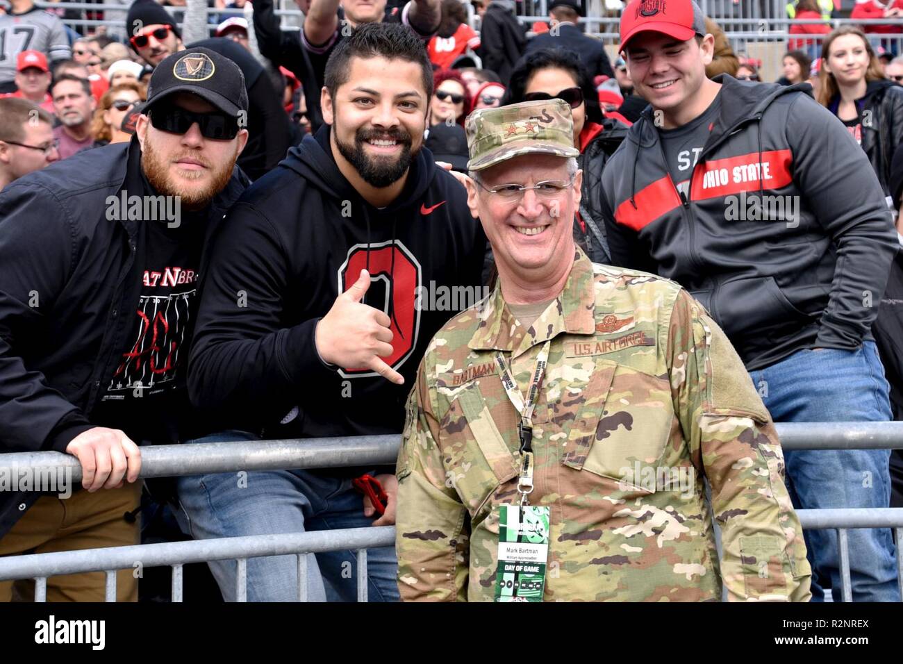 Ohio National Guard Maj. Gen. Mark E. Bartman poses for a photo at the ...