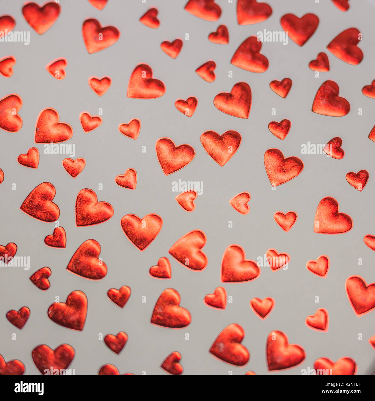 Red Heart Love Background