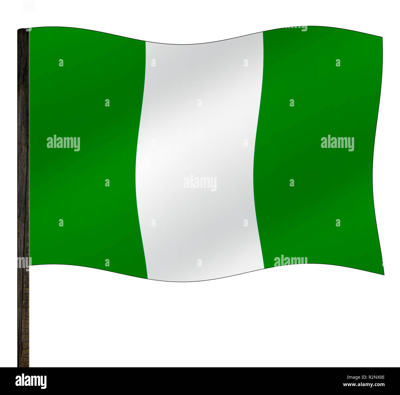 flag of nigeria Stock Photo - Alamy