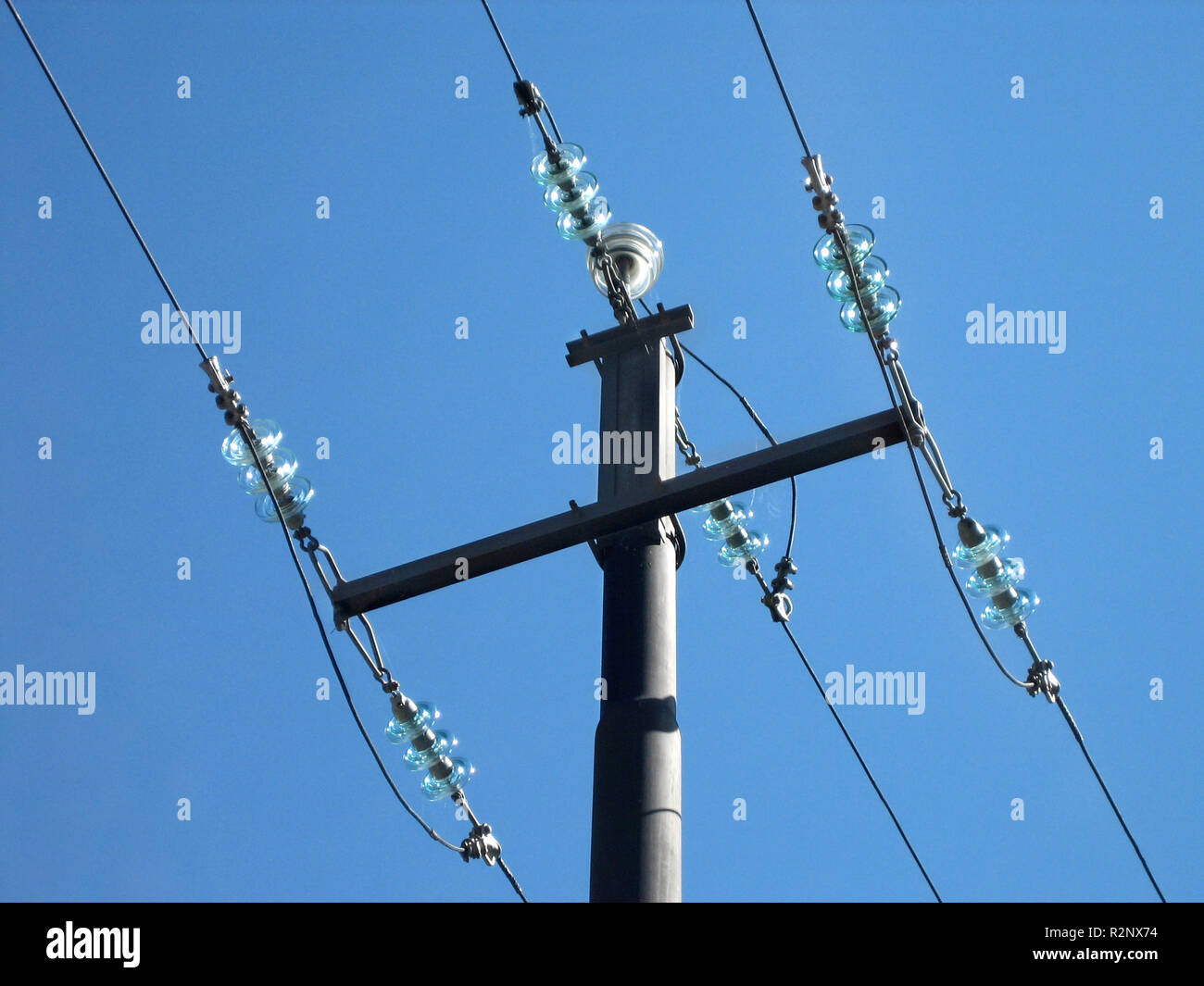 Catenary power pole hi-res stock photography and images - Alamy