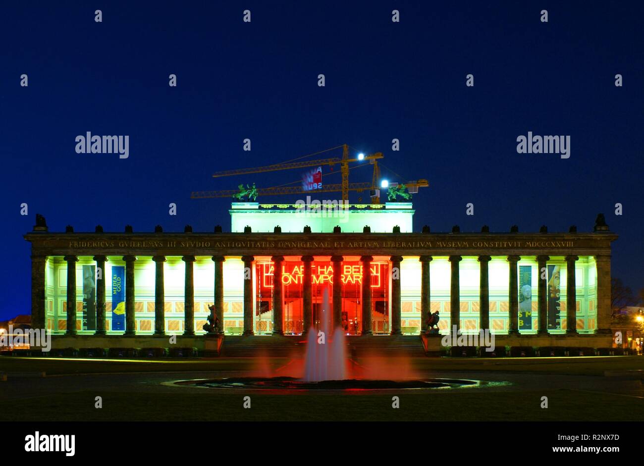 Neues museum berlin night hi-res stock photography and images - Alamy