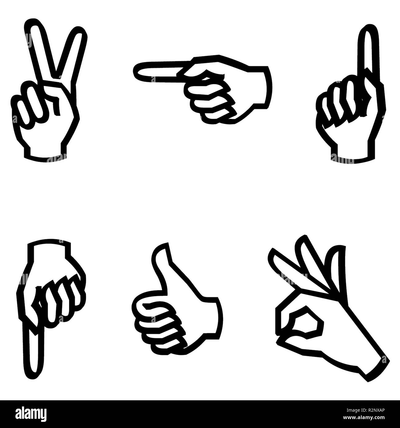 Hand with symbolic Black and White Stock Photos & Images - Alamy