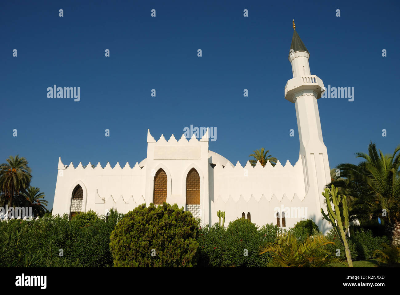 white mosque in marbella,spain Stock Photo - Alamy