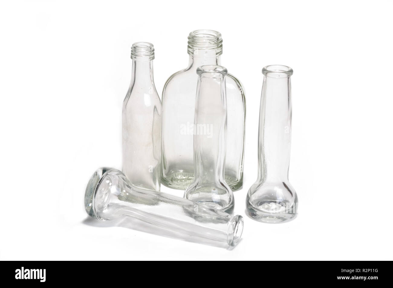 empty glass bottles Stock Photo - Alamy