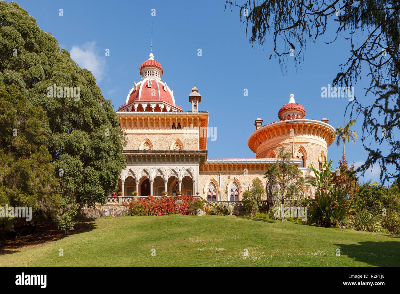 Monserrate Palace (Palacio de Monserrate). Sintra, Portugal Stock Photo ...