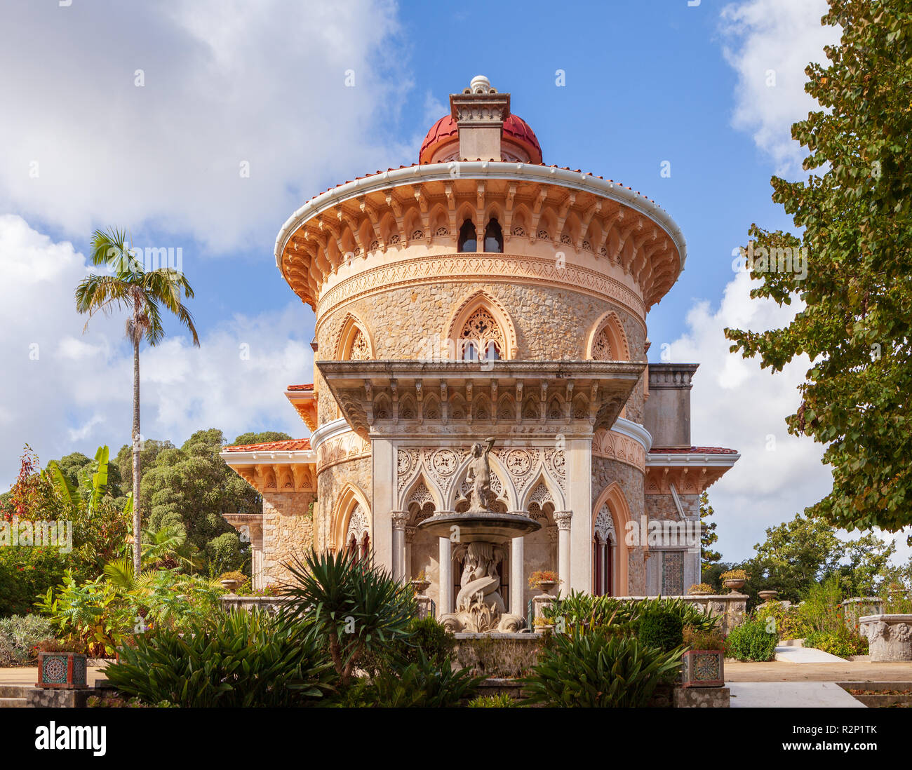 Monserrate Palace (Palacio de Monserrate). Sintra, Portugal Stock Photo ...