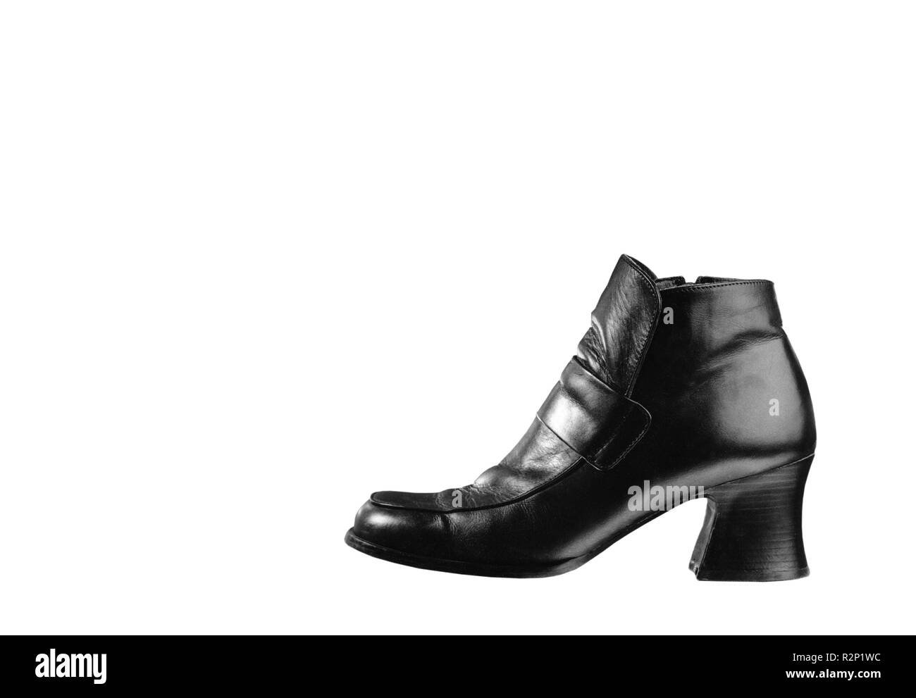 Black shoe not stiletto hi-res stock photography and images - Alamy