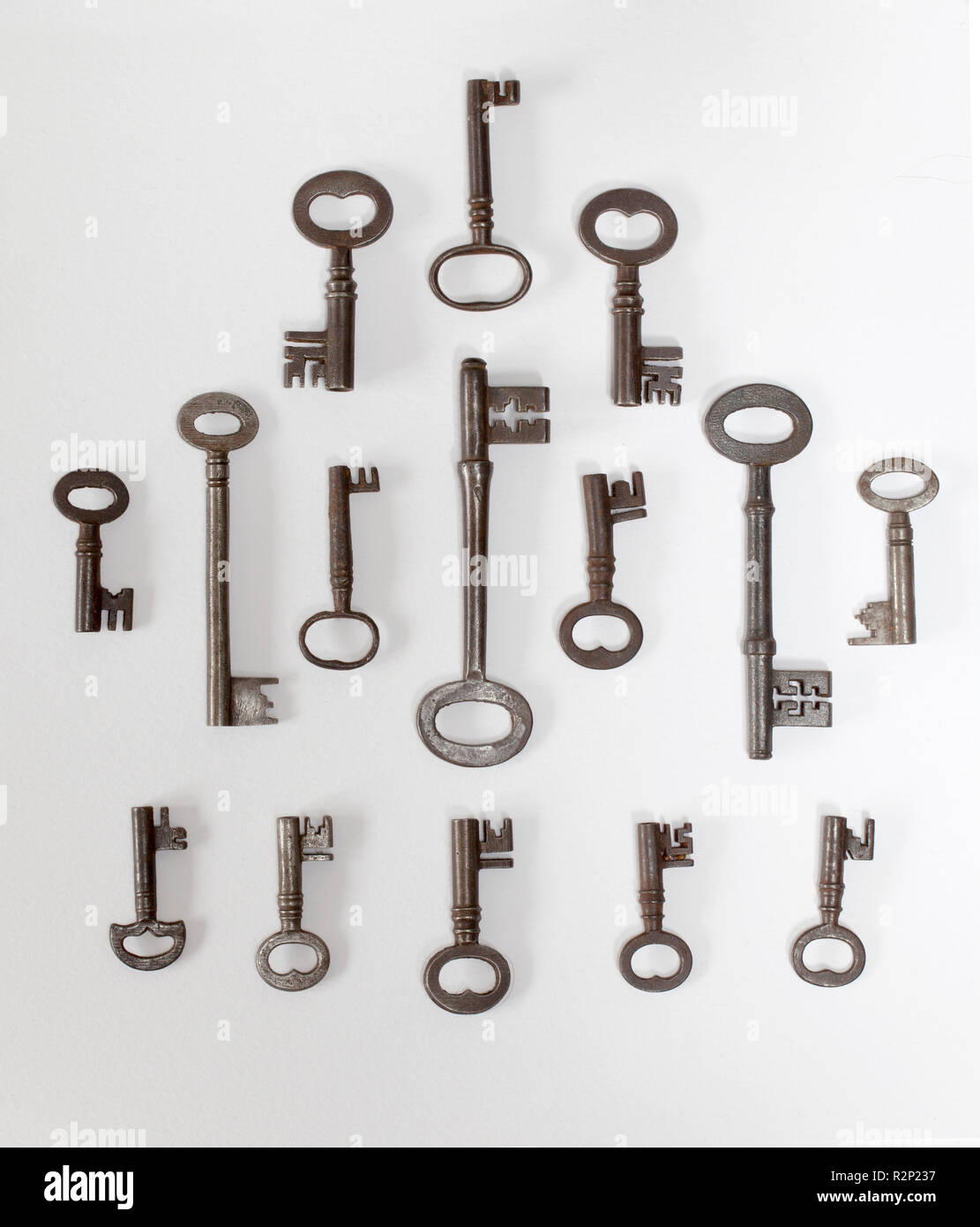 Antique Cast Iron Keys Stock Photo - Alamy