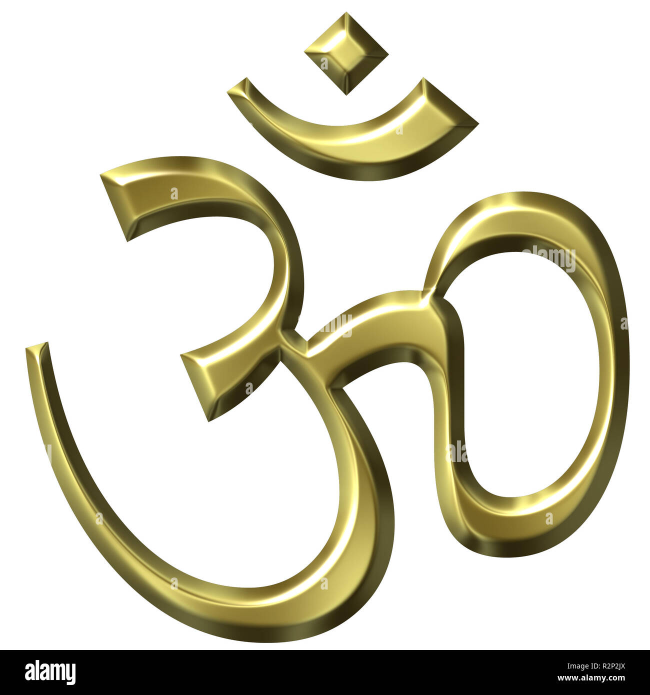 Om symbol hinduism holy sign Cut Out Stock Images & Pictures - Alamy