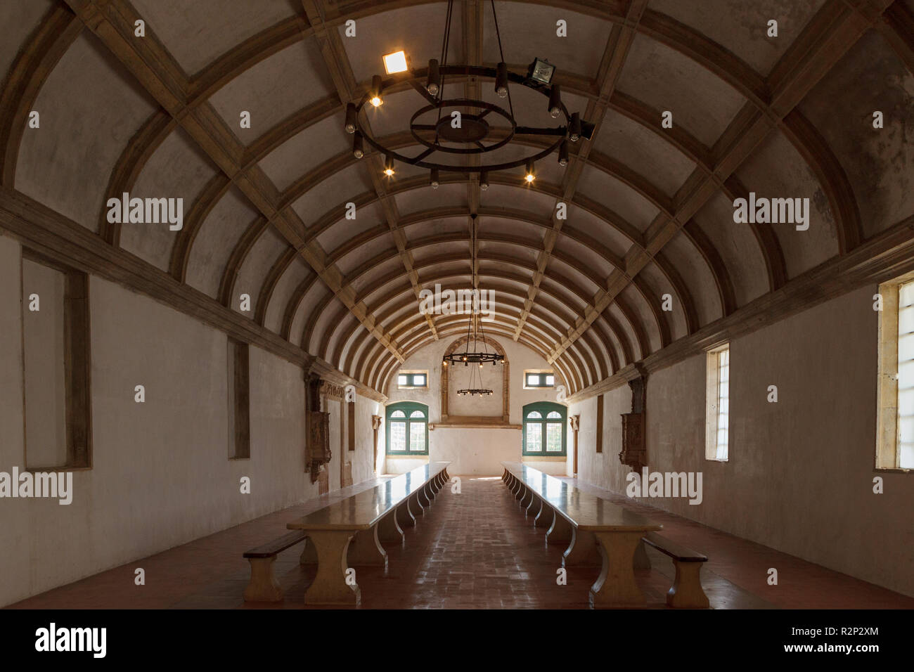 The refectory of Convent of Christ (Convento de Cristo). Tomar ...