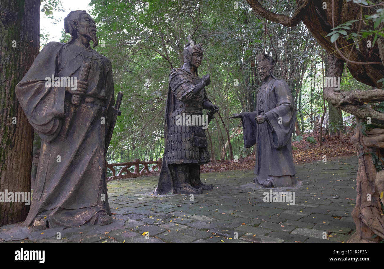 Chibi, Hubei/ CHINA - OCT 25, 2018:The ancient battle field of The red ...