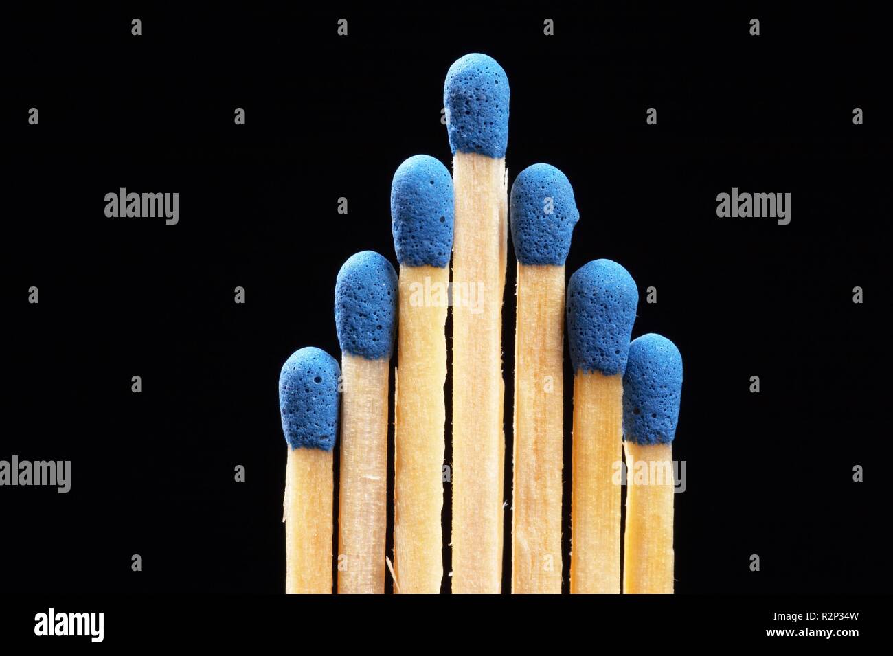 Matches blue heads hi-res stock photography and images - Alamy