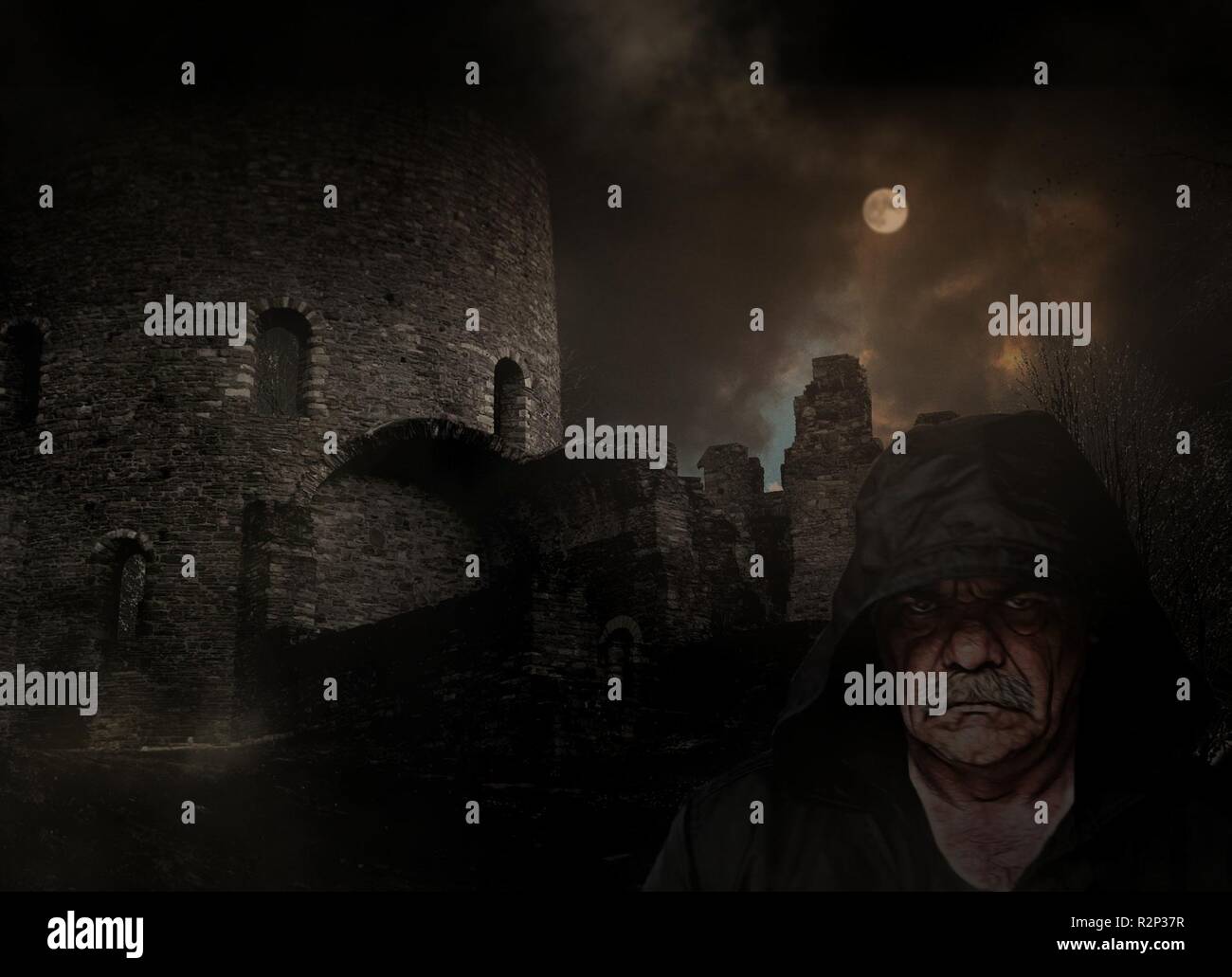 the mysterious stranger Stock Photo - Alamy