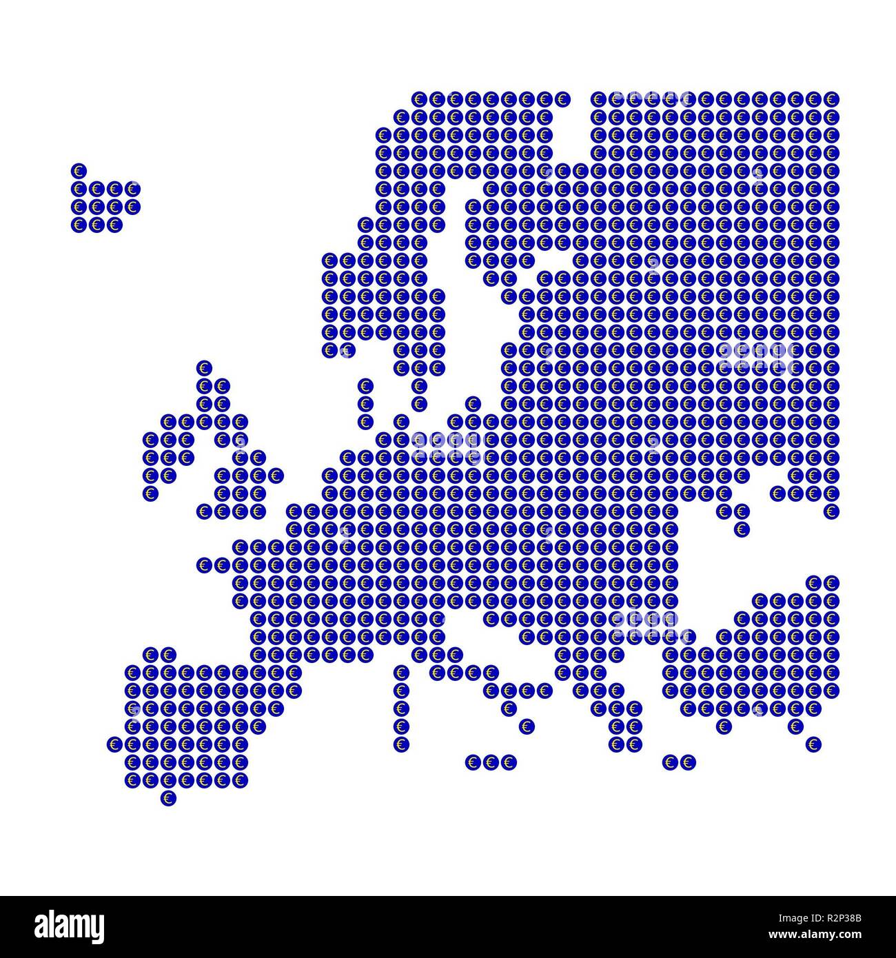 Europe market not christmas Cut Out Stock Images & Pictures - Alamy