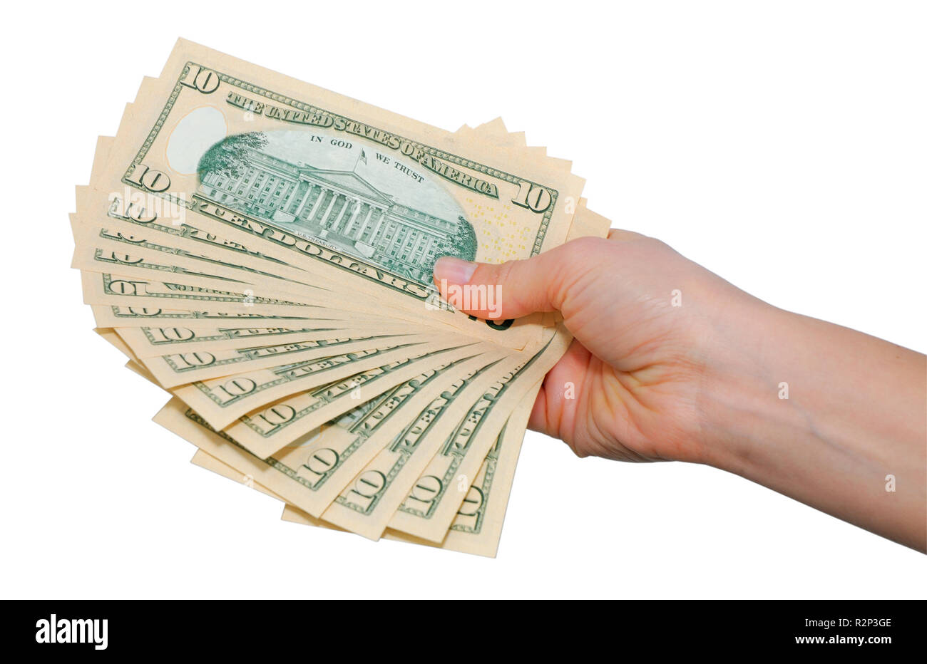 Hand bank notes treasury hi-res stock photography and images - Alamy